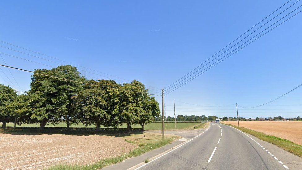 Bus driver killed in A52 crop sprayer collision - BBC News