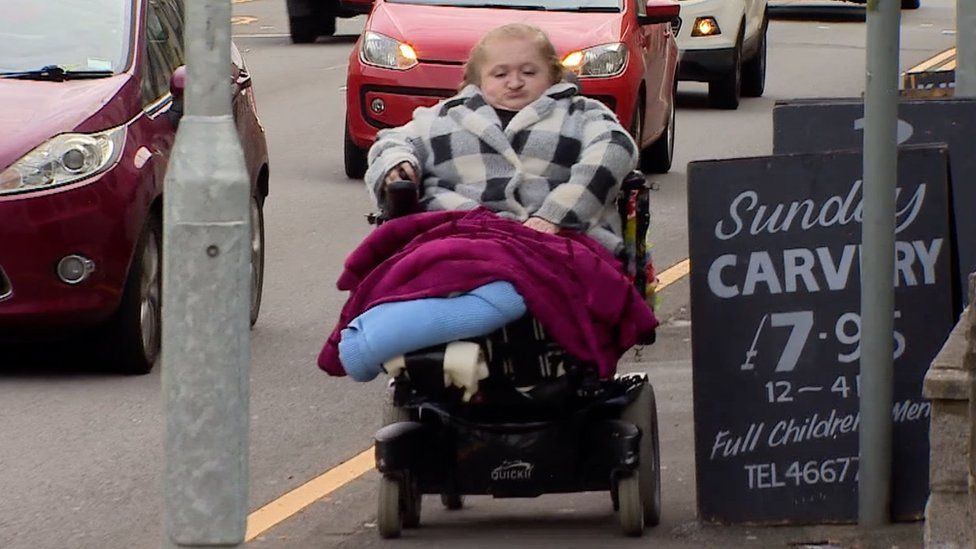 Disability: Wheelchair user says life has become a battle - BBC News