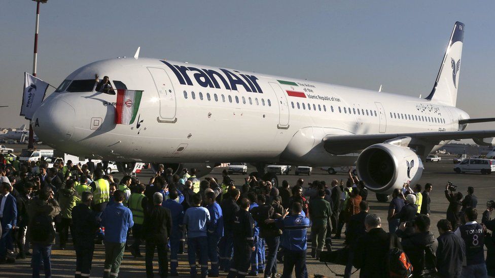 Iran welcomes Airbus as first post-sanctions airliner - BBC News
