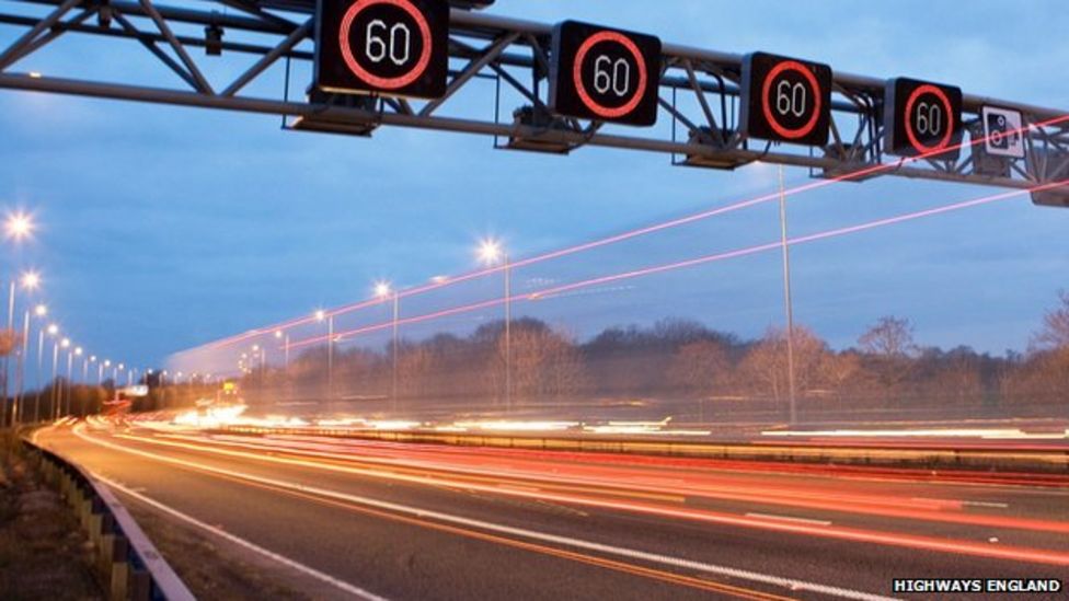 New 'smart motorway' projects planned for North West - BBC News