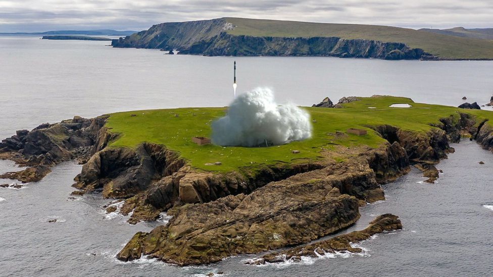 Shetland is first UK spaceport for vertical rocket launches - BBC News