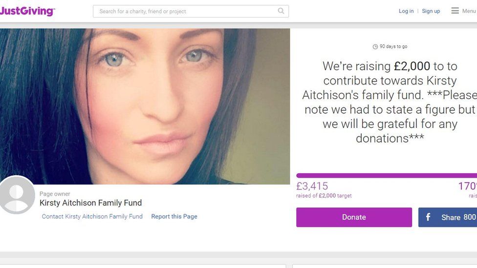 Kirsty Aitchison: family fund raises thousands of pounds - BBC News