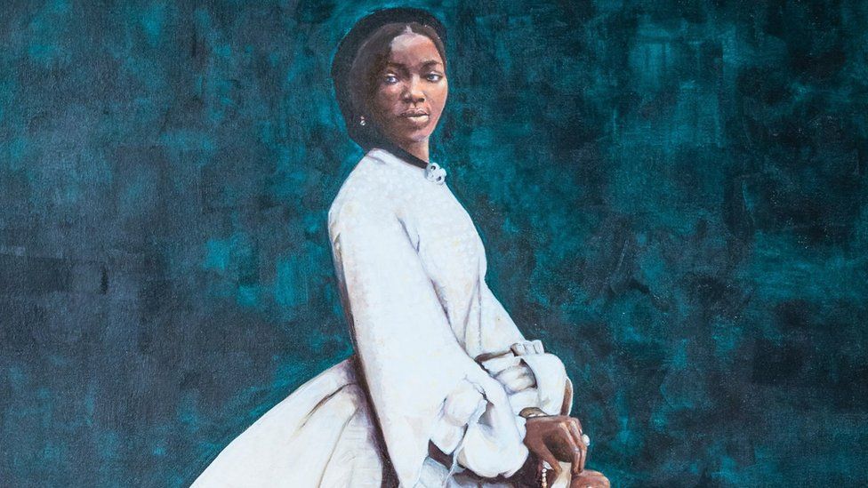 A new painting of Queen Victoria's goddaughter Sarah Bonetta goes on ...