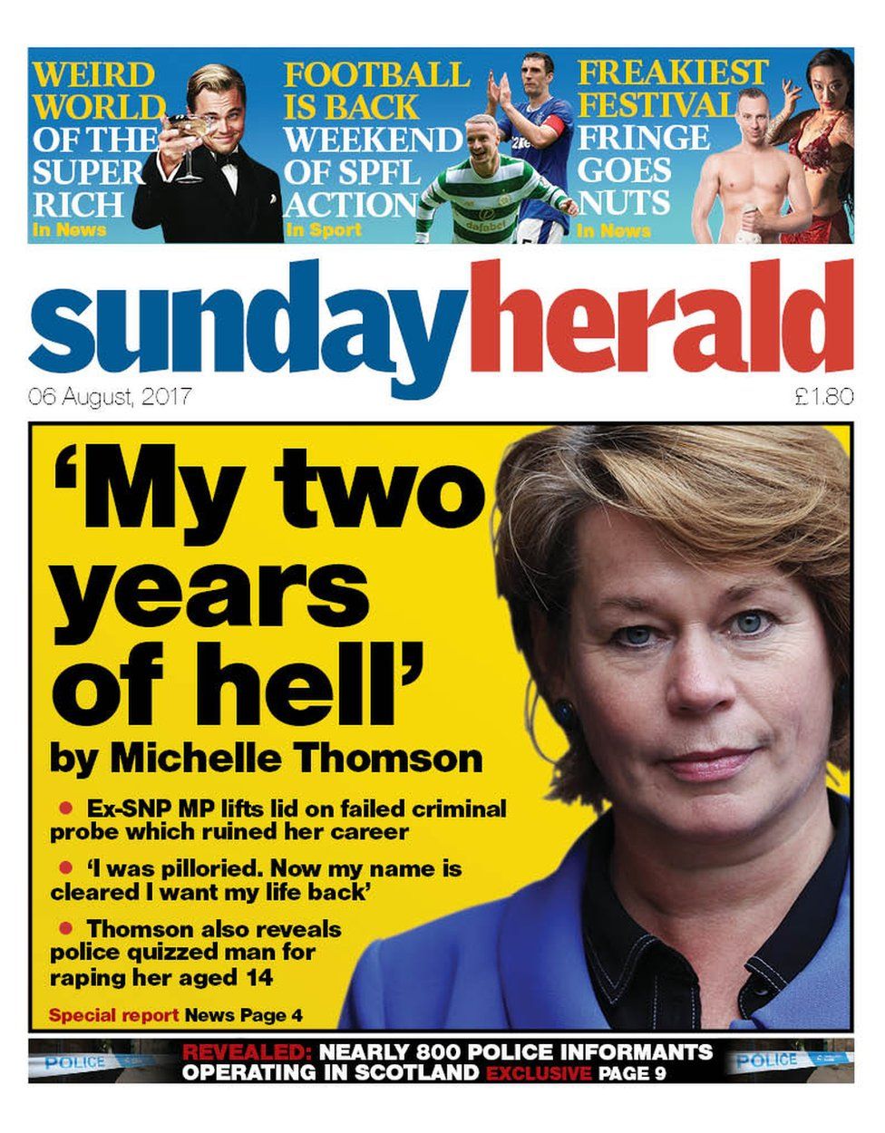 Scotland's papers: 'My two years of hell' - BBC News