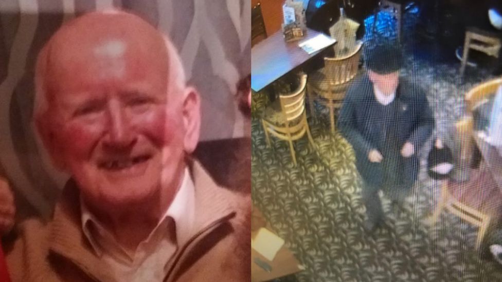 New CCTV of missing pensioner on Leith shore - BBC News