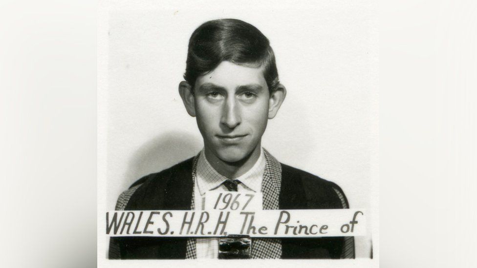 Photo released of 18-year-old King Charles III at college - BBC News