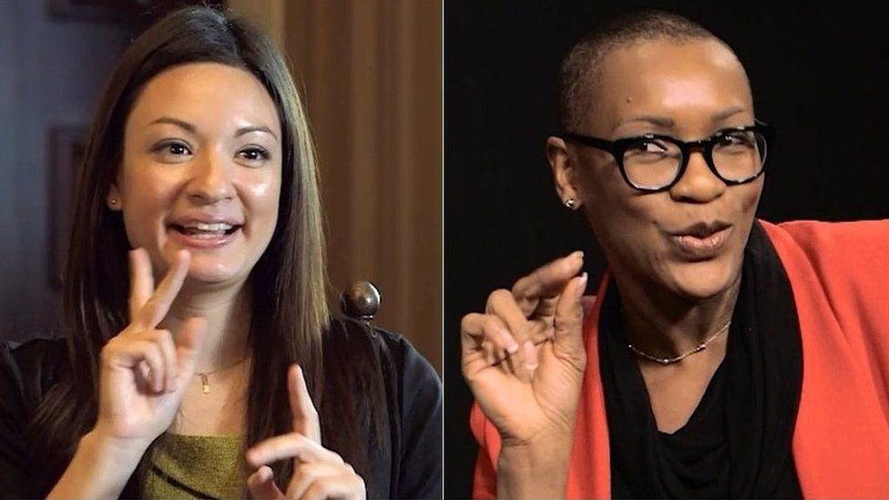 The deaf women in Obama's White House - BBC News