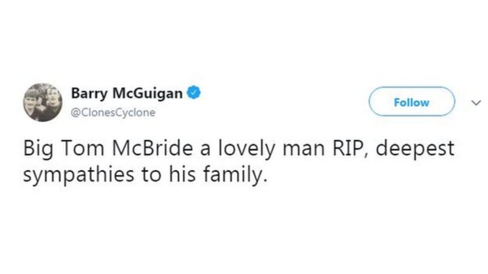 Big Tom McBride, Irish country music star, dies at 81 - BBC News