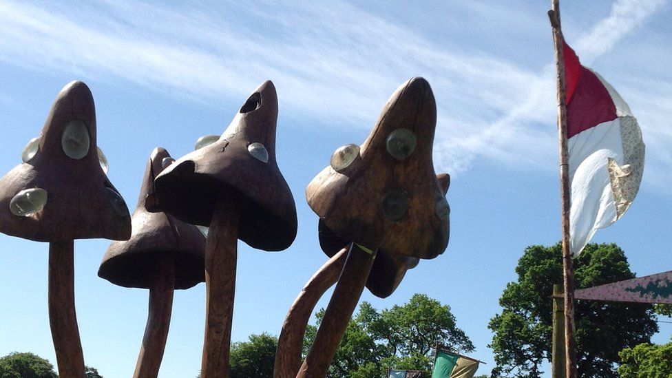 Stage is all set for Eden Festival near Beattock - BBC News