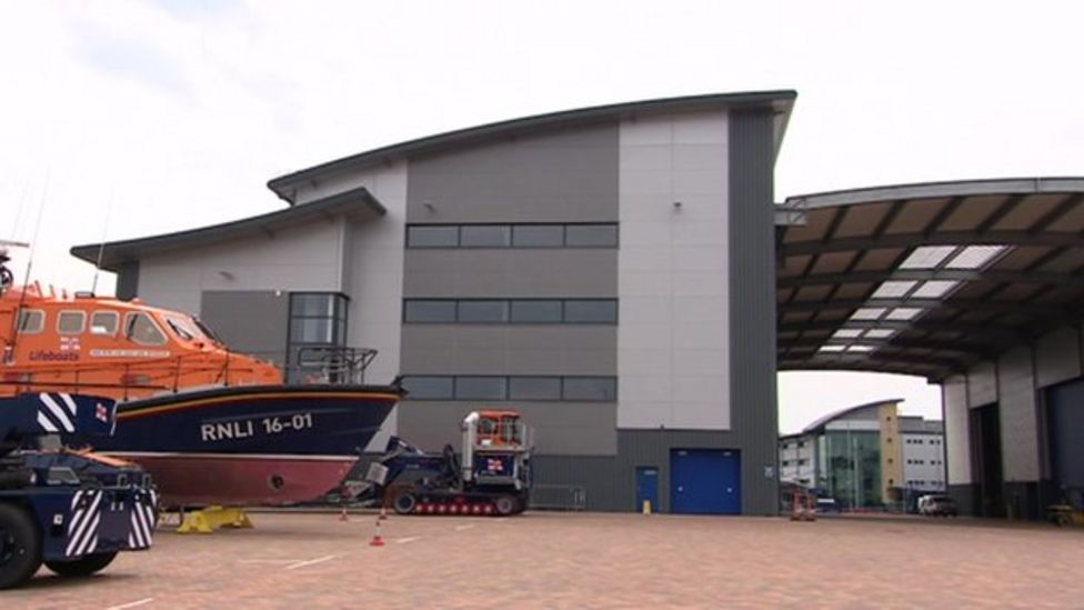 RNLI celebrates opening of £24m Poole all-weather lifeboat centre - BBC ...