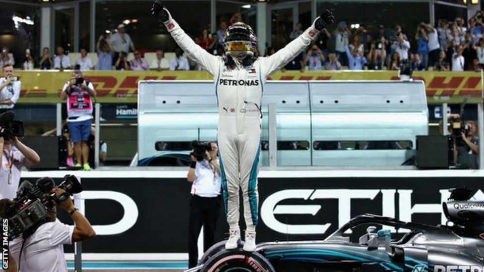 Lewis Hamilton ends season with Abu Dhabi win - BBC Sport