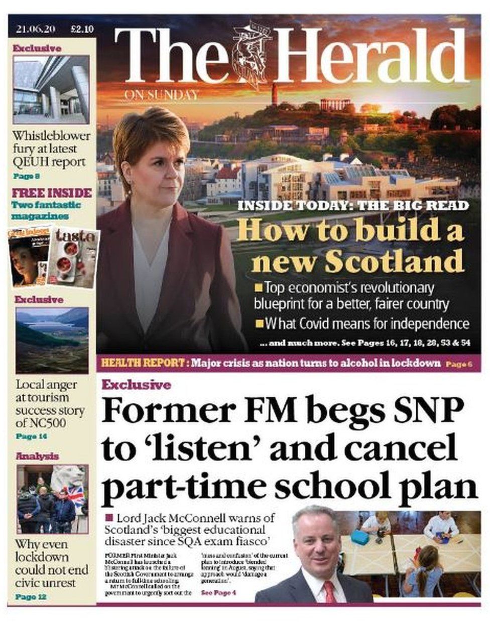 Scotland's papers: 'Rest in peace my little angels' and schools row ...