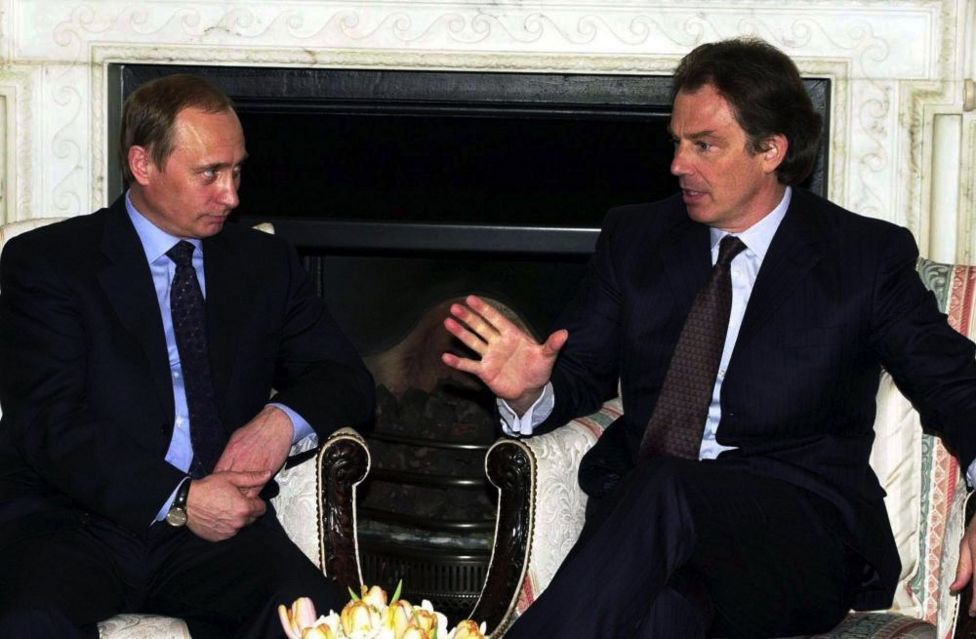 National Archives: Tony Blair said Putin should be on 'top table' - BBC ...