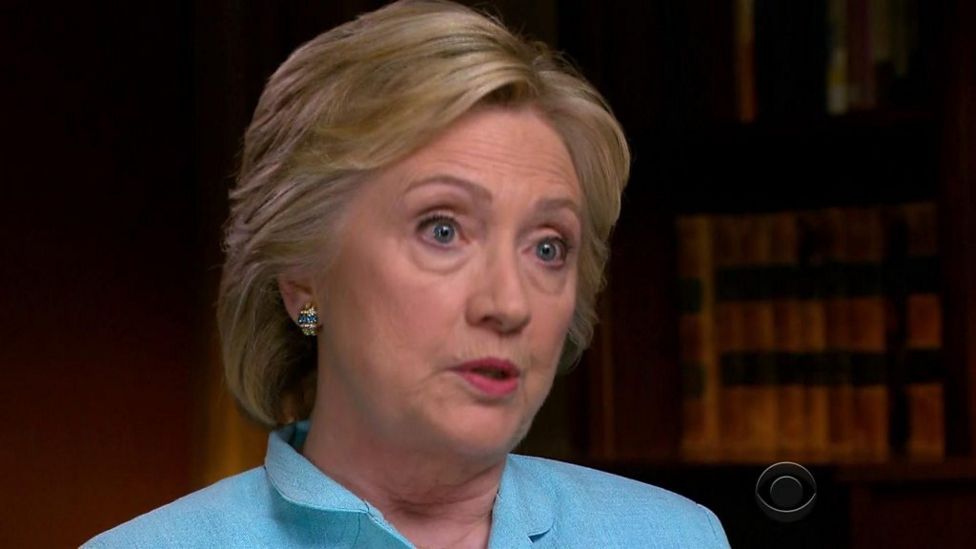 Hillary Clinton: Russia 'grooming' Democratic candidate - BBC News