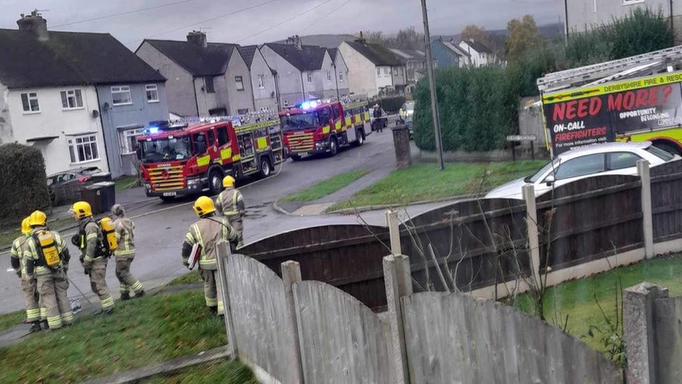 Man airlifted to hospital and homes evacuated after explosion - BBC News