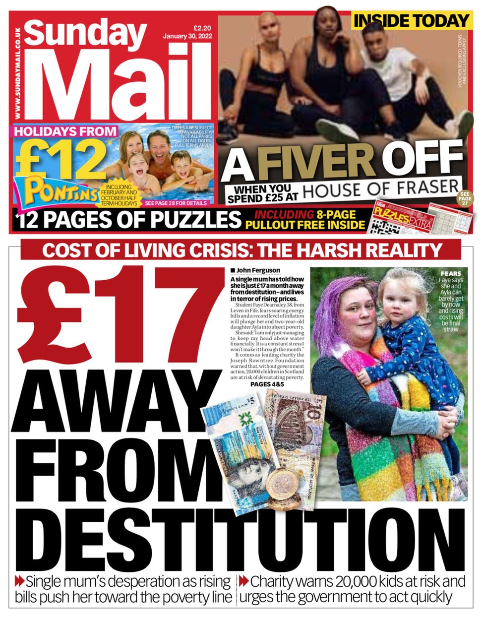 Scotland's papers: Storm Malik victims and back to office 'chaos' - BBC ...