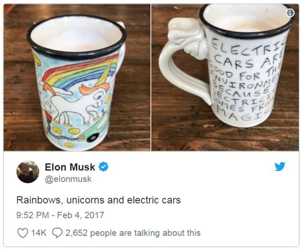 Elon Musk accused of stealing farting unicorn image - BBC News