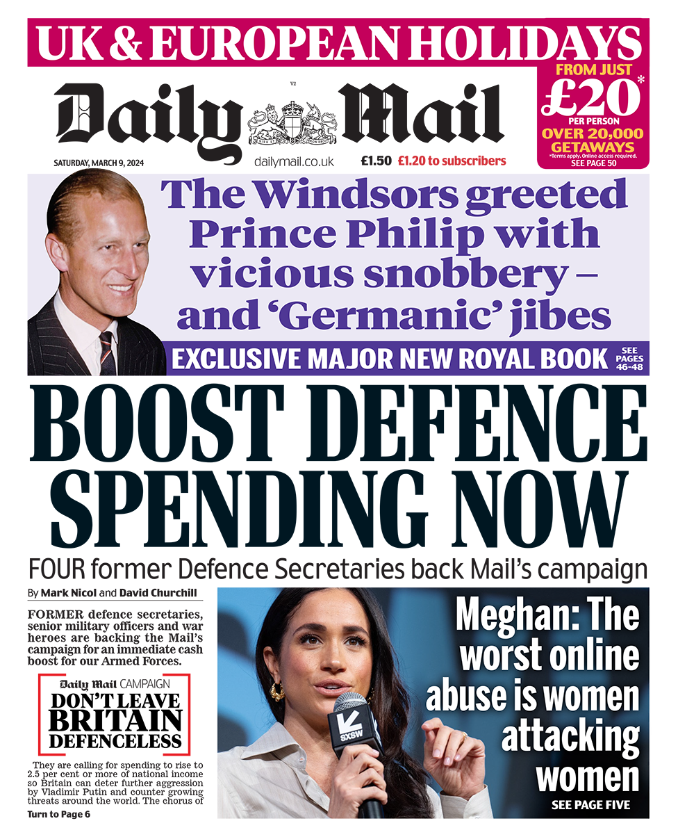 Newspaper headlines: 'Camilla to the rescue' and 'Budget falls flat ...