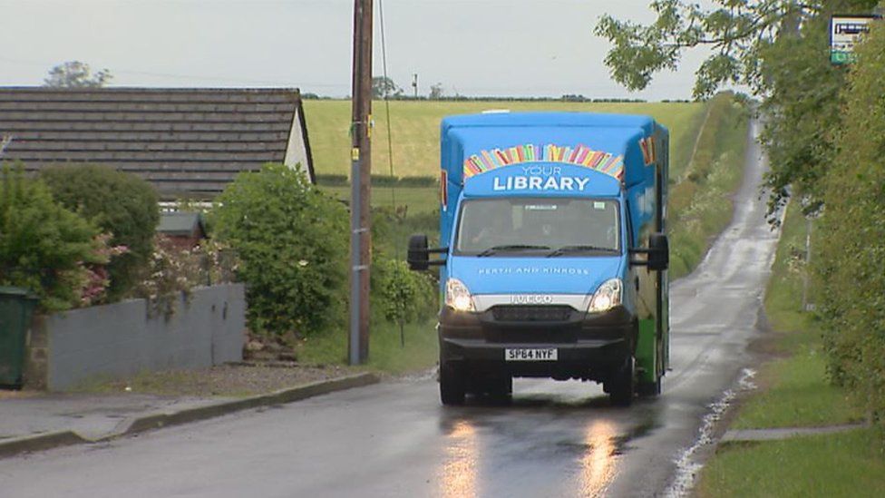 Looking back at mobile library's opening chapter - BBC News