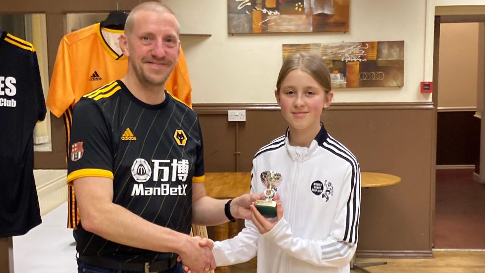 Subbuteo: Meet Wales' 12-year-old table football champion - BBC News