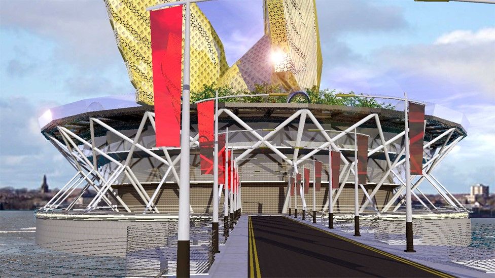 Giant Liver Bird planned by Liverpool architect - BBC News