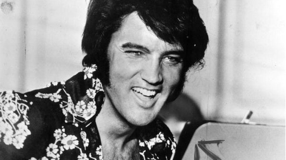 Welsh Elvis Presley rock painting sent to Graceland - BBC News