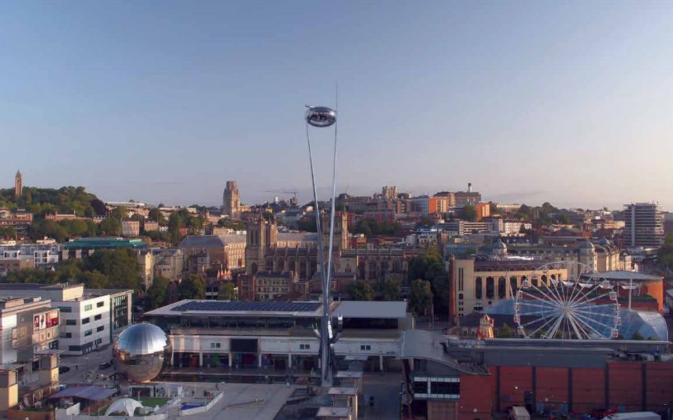 Bristol Arc plans for 70m high viewing pod approved - BBC News