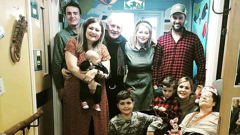 'Working in Mum's care home brought us closer' - BBC News