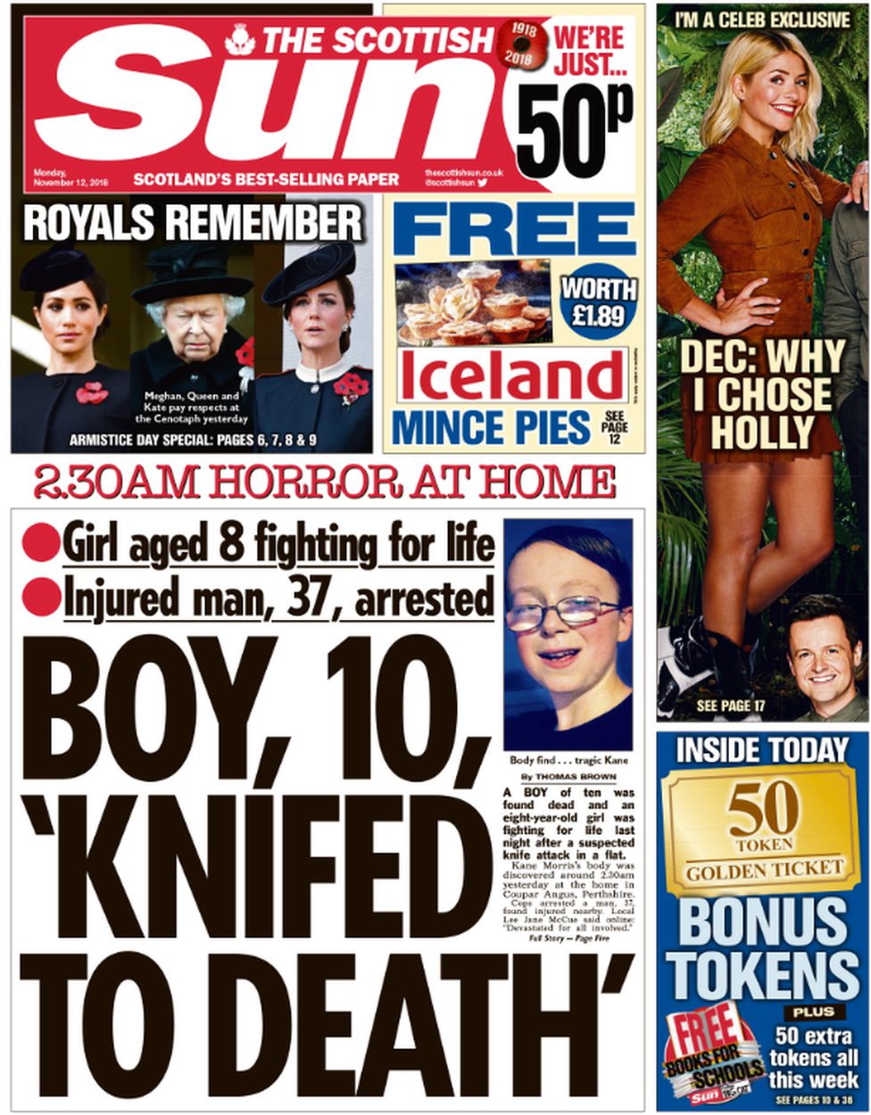 Scotland's papers: The nation remembers the fallen - BBC News