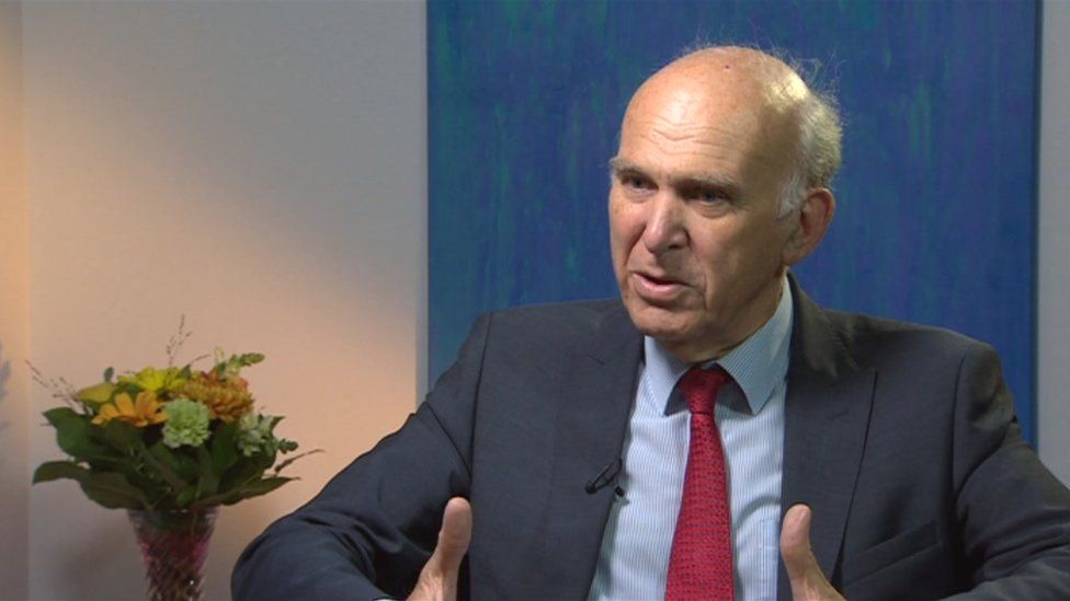 Vince Cable 'optimistic' despite Welsh Lib Dem woes - BBC News