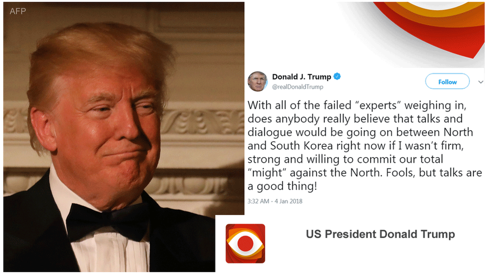 Does Trump Deserve The Credit For Peace Talks With North Korea Bbc News