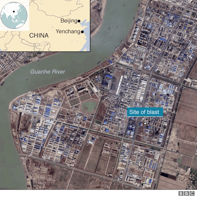 China chemical blast: Survivor found but toll rises again - BBC News