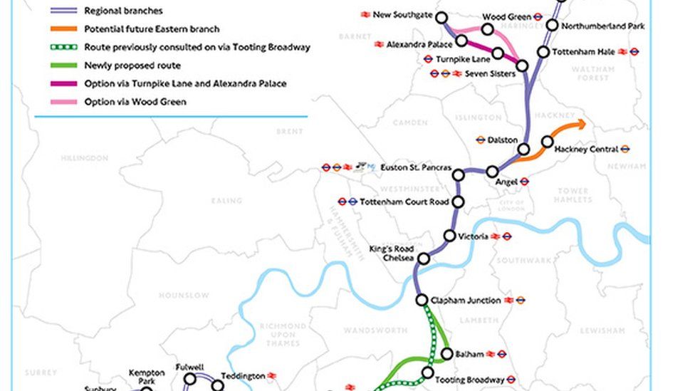Megacity London will 'grind to halt' without Crossrail 2 - BBC News