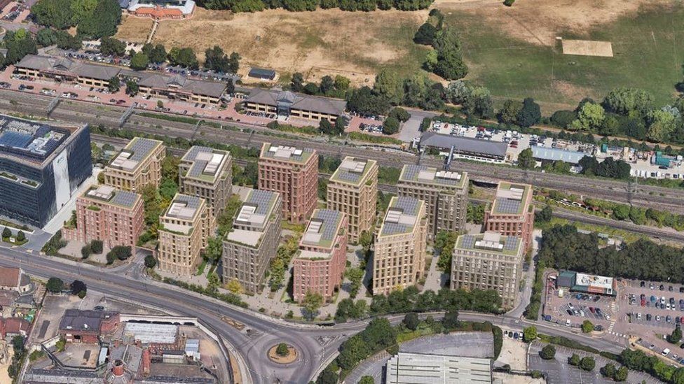 Reading: High-rise apartment blocks proposed for Napier Court site ...