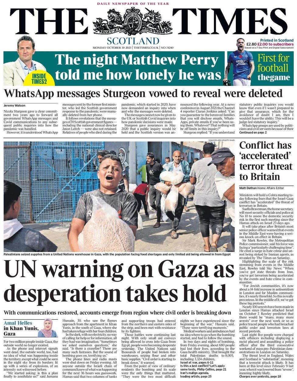 Anger over Sturgeon's messages and Gaza warning - BBC News