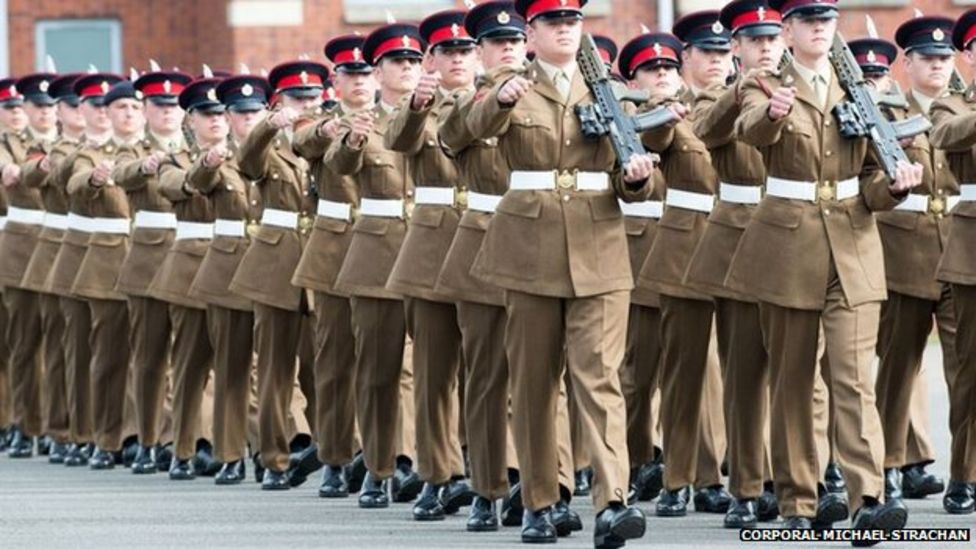 Harrogate junior soldiers take part in military graduation parade - BBC ...