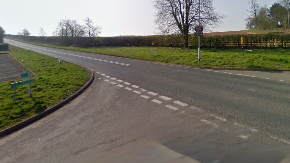Motorcyclist killed in collision with car in Staffordshire - BBC News