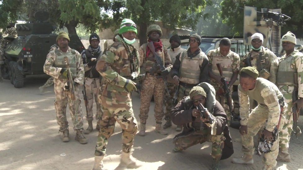 Boko Haram battle: On combat patrol with Nigeria’s army - BBC News