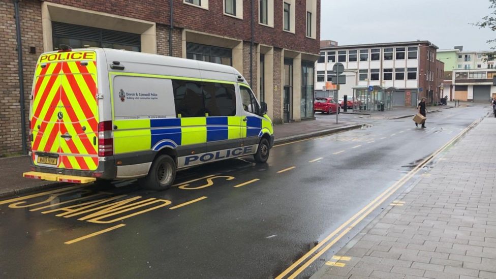 Man charged with attempted murder after double stabbing in Exeter - BBC ...