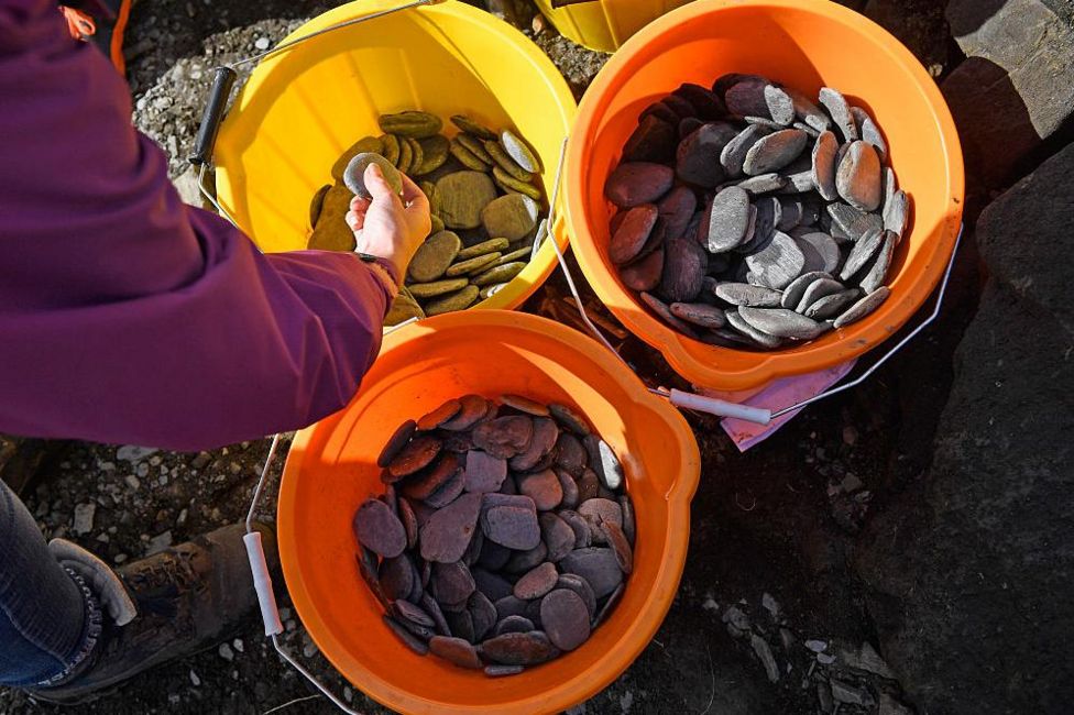 Easdale's world stone-skimming championships return - BBC News
