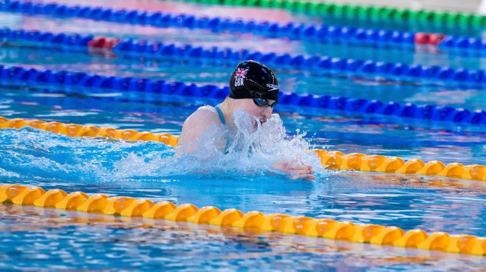 Droitwich para swimmer says she is humbled by MBE honour - BBC News