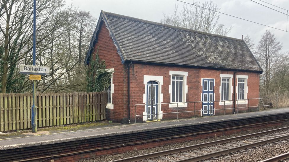 The ghost station which survives by being used once a week - BBC News