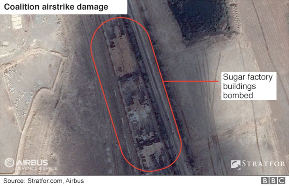 Mosul: Satellite images reveal IS airport destruction - BBC News