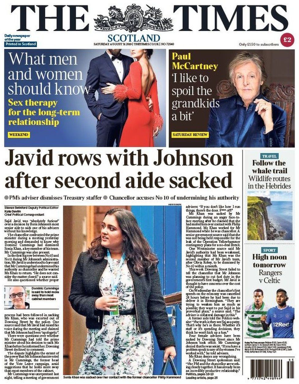 Scotland's papers: Brexit challenge and 'sectarian' riots - BBC News