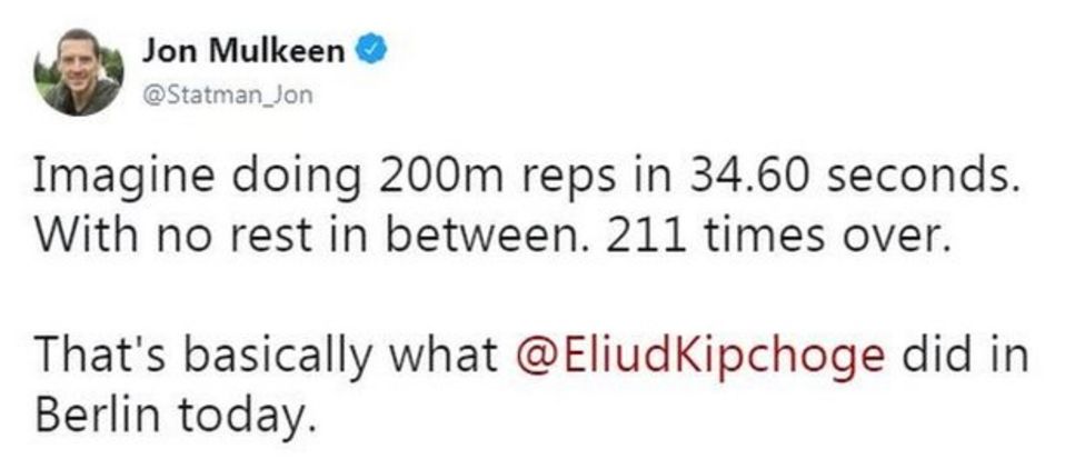 Eliud Kipchoge: The stats behind his world record at the Berlin ...