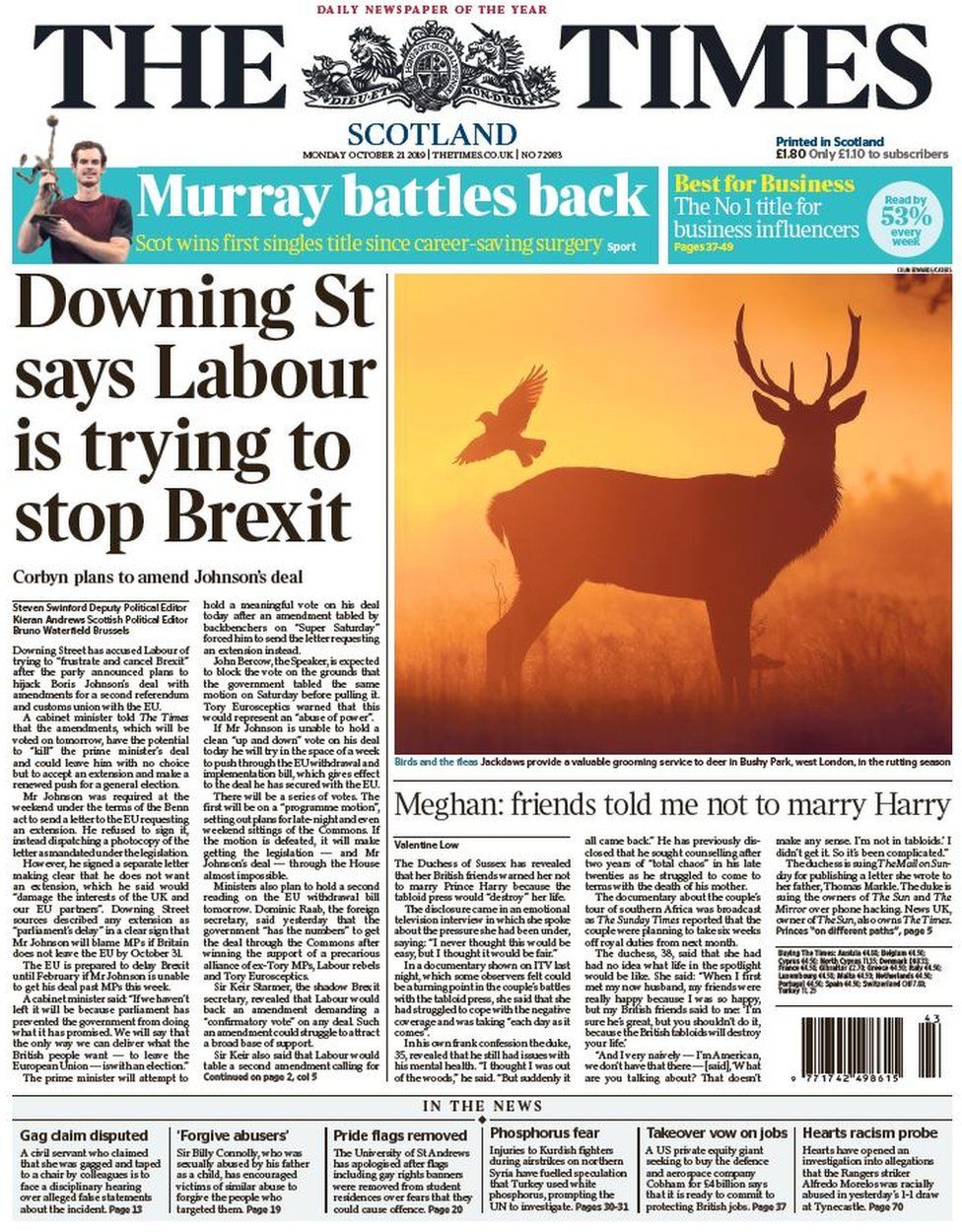 Scotland's papers: Court to rule on Brexit 'childish tricks' - BBC News