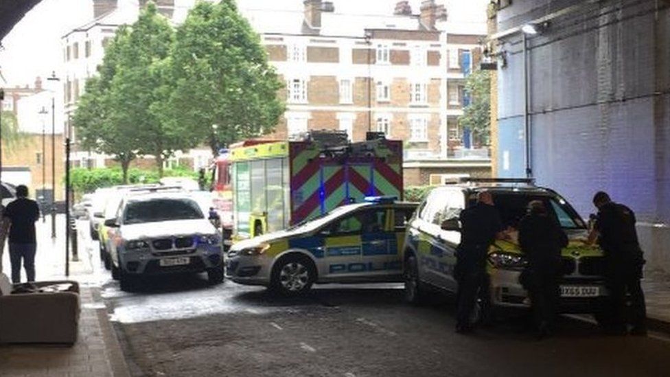 Waterloo Collapsed Balconies Man Arrested For Threats To Kill Bbc News