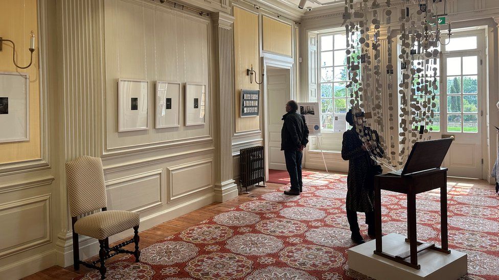 The Sherborne: Dorset mansion reopens as arts venue - BBC News