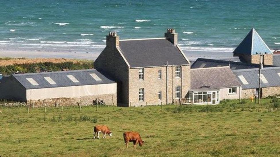 Sale of £4.2m farms marks end of an era on Orkney island - BBC News