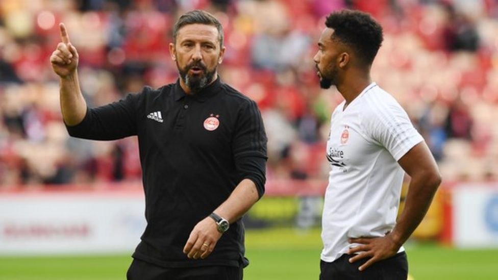 Aberdeen: Derek McInnes praises Shay Logan's approach to racist abuse ...